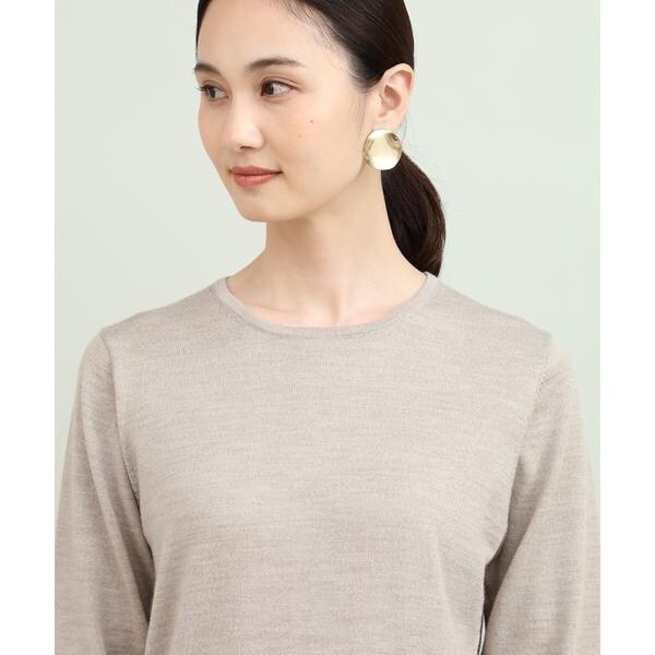 イッツインターナショナル（I．T．’S． international）/ベーシッククルーネックニット《HARMONY》