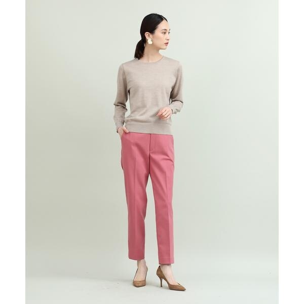 イッツインターナショナル（I．T．’S． international）/ベーシッククルーネックニット《HARMONY》