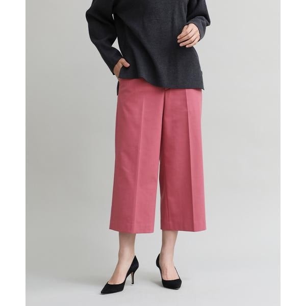 イッツインターナショナル（I．T．’S． international）/ベーシックワイドクロップドパンツ