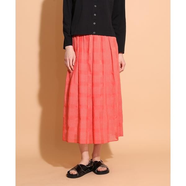 イッツインターナショナル（I．T．’S． international）/シアーチェックランダムタックスカート