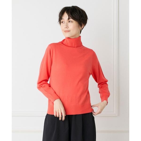 イッツインターナショナル（I．T．’S． international）/ウォッシャブルウールベーシックタートルネックニット《HARMONY》