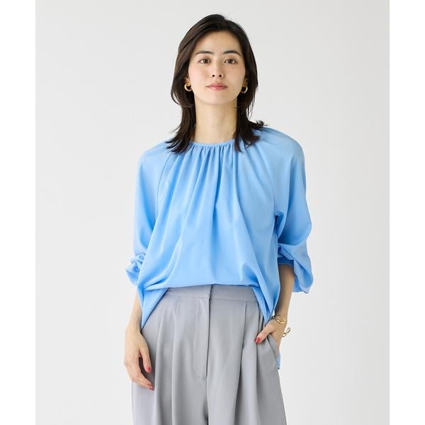 イッツインターナショナル（I．T．’S． international）/ラグランギャザーブラウス