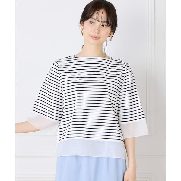 イッツインターナショナル（I．T．’S． international）/シアー切替えプルオーバー