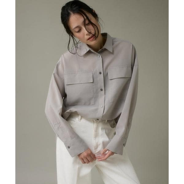 イッツインターナショナル（I．T．’S． international）/オーバーサイズシアーシャツ