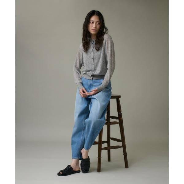 イッツインターナショナル（I．T．’S． international）/クルーネックニットカーディガン《Melty air wool》