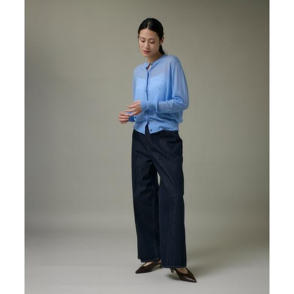 イッツインターナショナル（I．T．’S． international）/クルーネックニットカーディガン《Melty air wool》