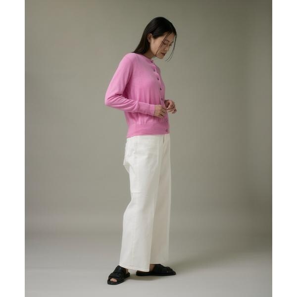 イッツインターナショナル（I．T．’S． international）/クルーネックニットカーディガン《Melty air wool》