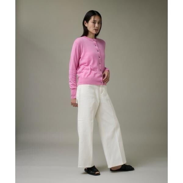 イッツインターナショナル（I．T．’S． international）/クルーネックニットカーディガン《Melty air wool》