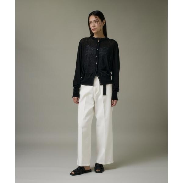 イッツインターナショナル（I．T．’S． international）/クルーネックニットカーディガン《Melty air wool》