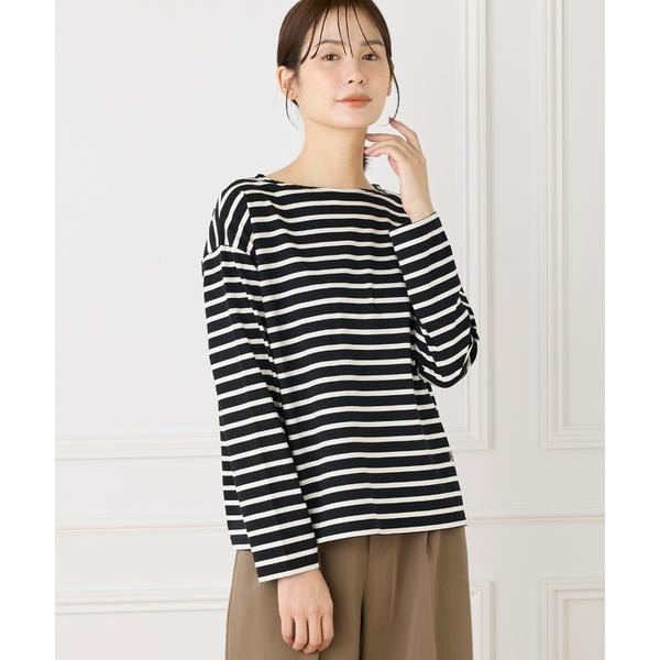 イッツインターナショナル（I．T．’S． international）/ボーダーロングスリーブT