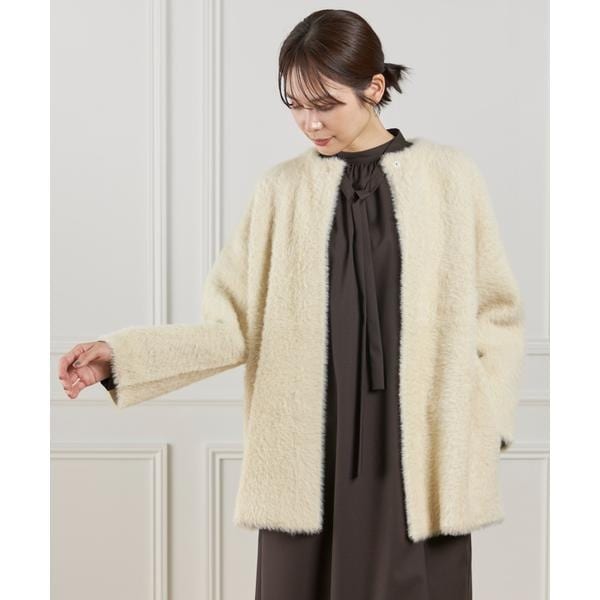 イッツインターナショナル（I．T．’S． international）/フェザーニットコーディガン