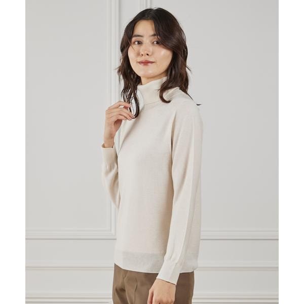 イッツインターナショナル（I．T．’S． international）/ホールガーメントタートルネックニット《Cuoo》