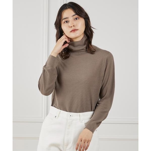 イッツインターナショナル（I．T．’S． international）/ホールガーメントタートルネックニット《Cuoo》