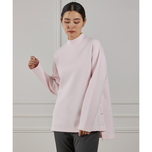 イッツインターナショナル（I．T．’S． international）/サイドスリットハイネックプルオーバー