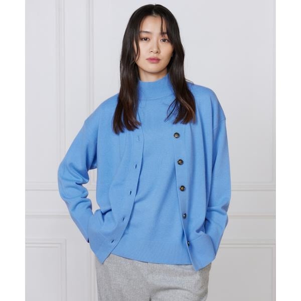 イッツインターナショナル（I．T．’S． international）/カシミヤ混Vネックカーディガン《CASH5》