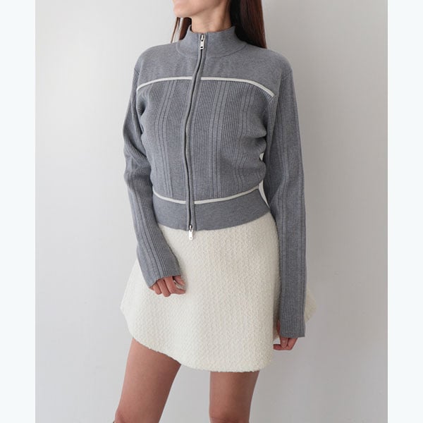 アンビエント（AMBIENT）/ニットジップカーディガン