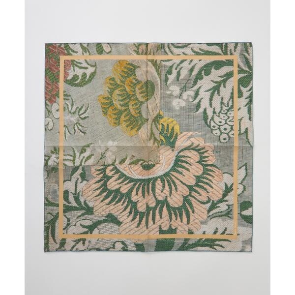 イネド（INED）/《SUPERIOR CLOSET》Light Green Flower Scarf《Tapis No