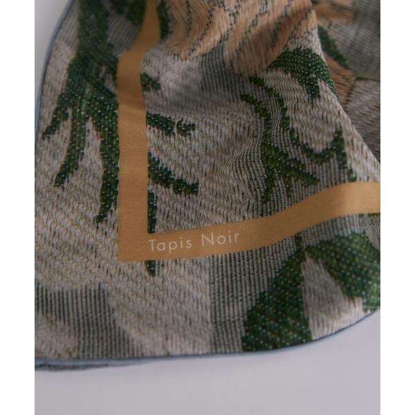 イネド（INED）/《SUPERIOR CLOSET》Light Green Flower Scarf《Tapis No