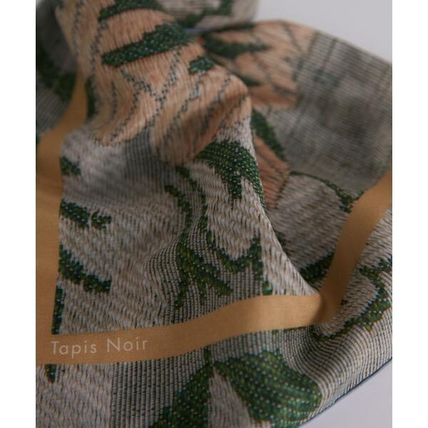 イネド（INED）/《SUPERIOR CLOSET》Light Green Flower Scarf《Tapis No