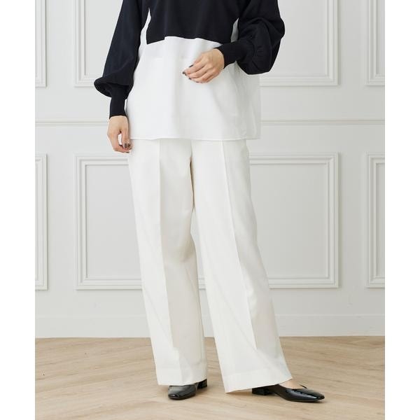 イネド（INED）/《大きいサイズ》Aimee美脚ワイドパンツ