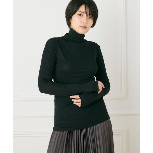 イネド（INED）/ハイネックロングスリーブトップス
