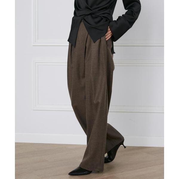 イネド（INED）/ウールサキソニーラップパンツ《la veille by SUPERIOR CLOSET》