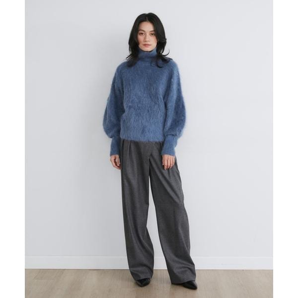 イネド（INED）/ウールサキソニーラップパンツ《la veille by SUPERIOR CLOSET》