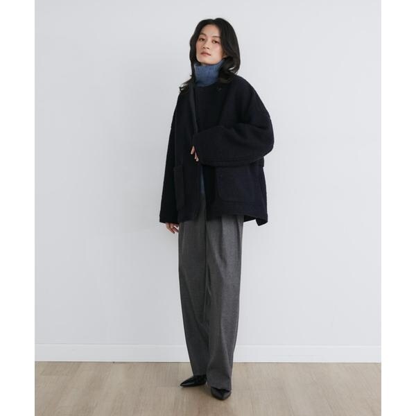 イネド（INED）/ウールサキソニーラップパンツ《la veille by SUPERIOR CLOSET》