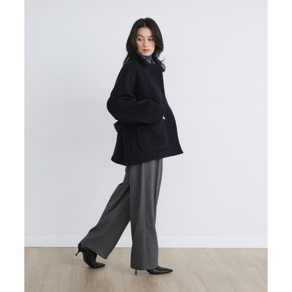 イネド（INED）/ウールサキソニーラップパンツ《la veille by SUPERIOR CLOSET》