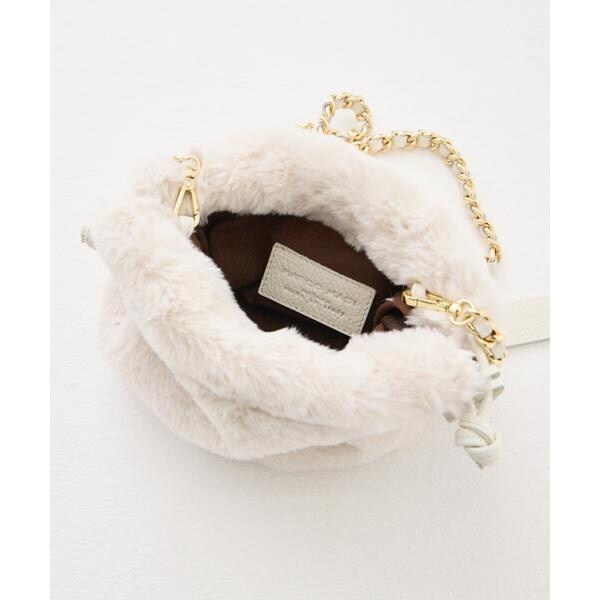 イネド（INED）/《SUPERIOR CLOSET》チェーンショルダーファーバッグ《MARCO MASI》