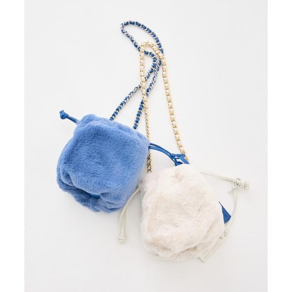 イネド（INED）/《SUPERIOR CLOSET》チェーンショルダーファーバッグ《MARCO MASI》