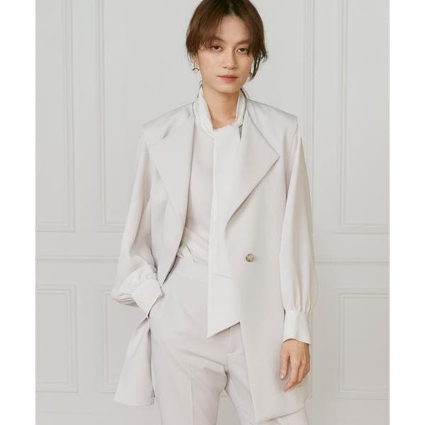 イネド（INED）/《大きいサイズ》【マルチWAYセットアップ】ジレ