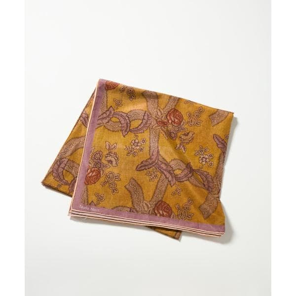 イネド（INED）/《FAVORITE》Large Light Yellow スカーフ《Tapis Noir》