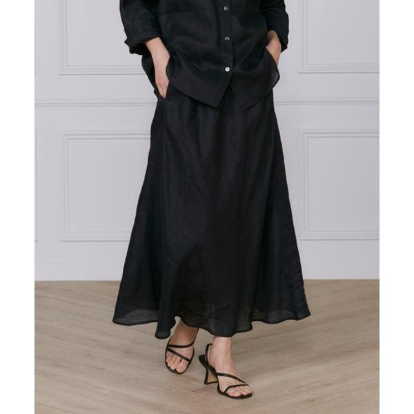 イネド（INED）/リネンバイヤススカート