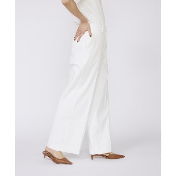 イネド（INED）/《大きいサイズ》シェルタリングドライ美脚ワイドパンツ