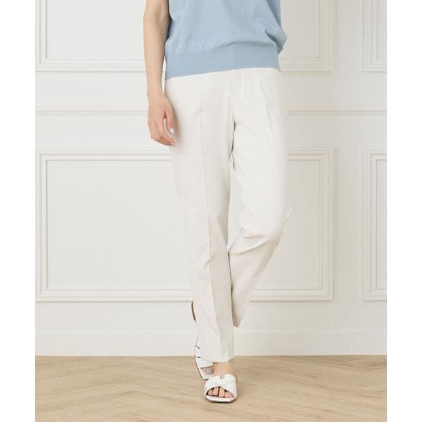 イネド（INED）/《大きいサイズ》シェルタリングドライ美脚テーパードパンツ