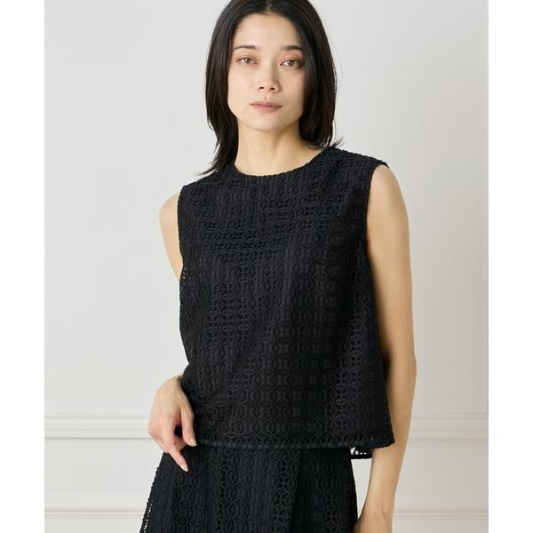 イネド（INED）/ノースリーブレースブラウス