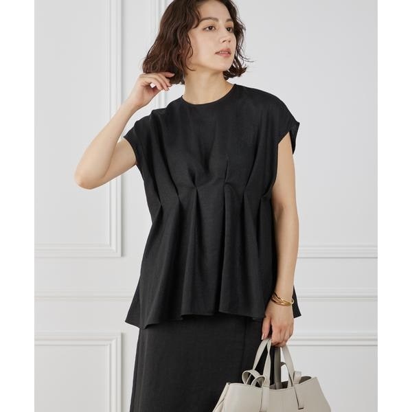 イネド（INED）/タックデザインブラウス