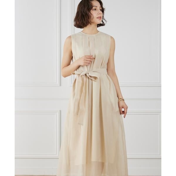 イネド（INED）/《大きいサイズ》シアーワンピース