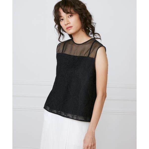 イネド（INED）/オーガンジーブラウス《la veille by SUPERIOR CLOSET》