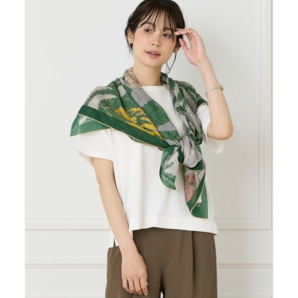 イネド（INED）/《大きいサイズ》《WEB限定》Tシャツ風プルオーバーサマーニット