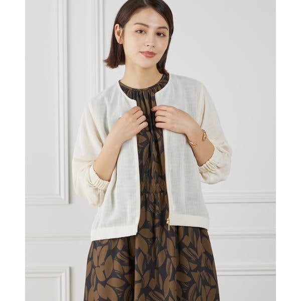 イネド（INED）/《WEB限定》メッシュブルゾン