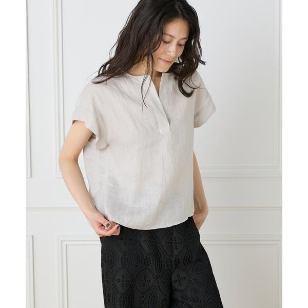 イネド（INED）/リネンスキッパーブラウス