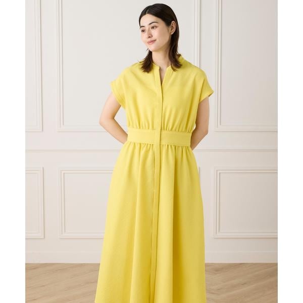 イネド（INED）/ウエストギャザーワンピース