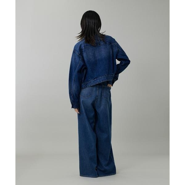 イネド（INED）/INED別注 ツータックワイドデニム Lemongrass《Healthy DENIM》