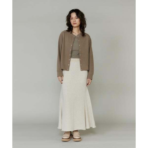 イネド（INED）/ドットボタンカーディガン《YVON》