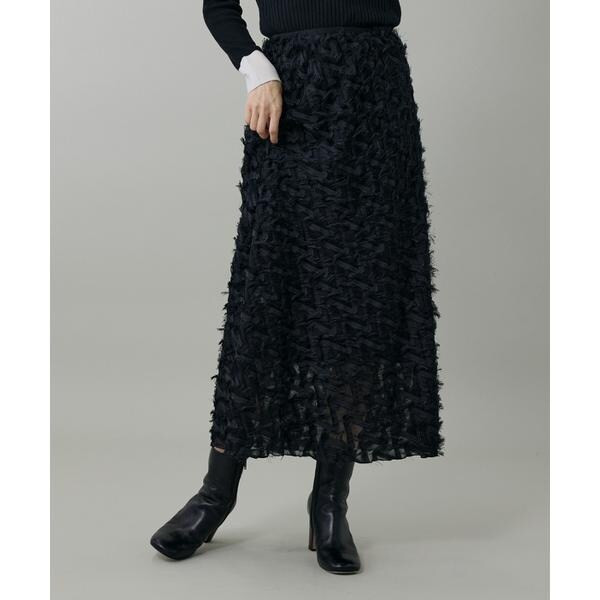 イネド（INED）/《大きいサイズ》ジャガードスカート