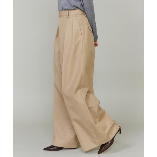 イネド（INED）/《三尋木奈保コラボ・Oggi11月号掲載商品》大人ワイドチノパンツ
