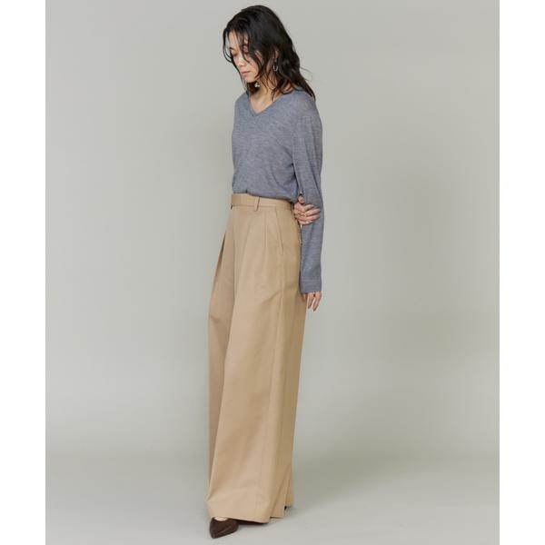 イネド（INED）/《三尋木奈保コラボ・Oggi11月号掲載商品》大人ワイドチノパンツ