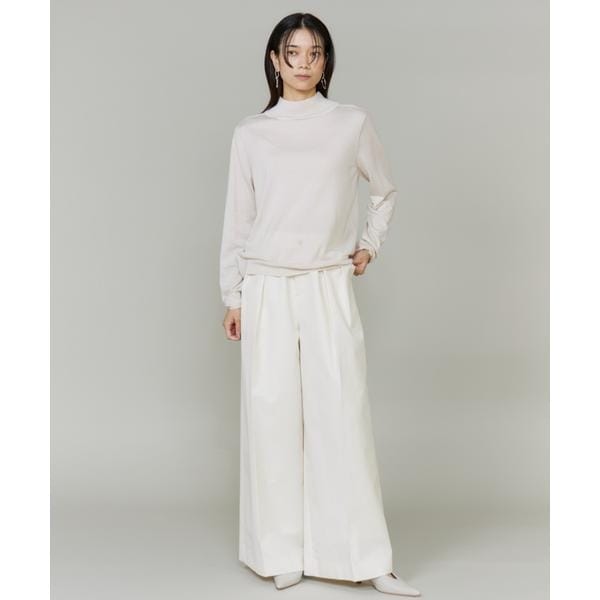 イネド（INED）/《三尋木奈保コラボ・Oggi11月号掲載商品》大人ワイドチノパンツ